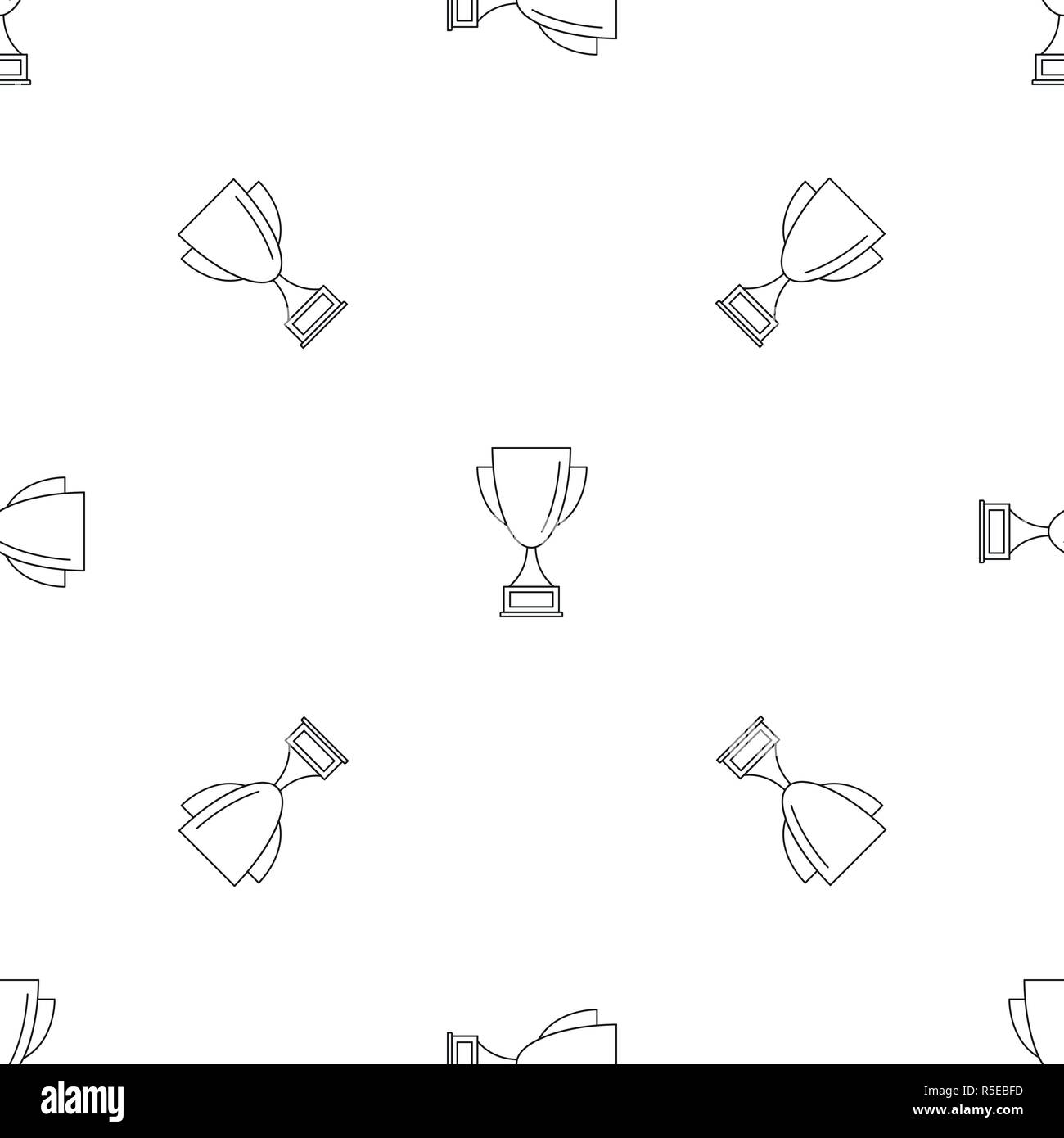 Bowling cup pattern seamless vector repeat geometric for any web design ...