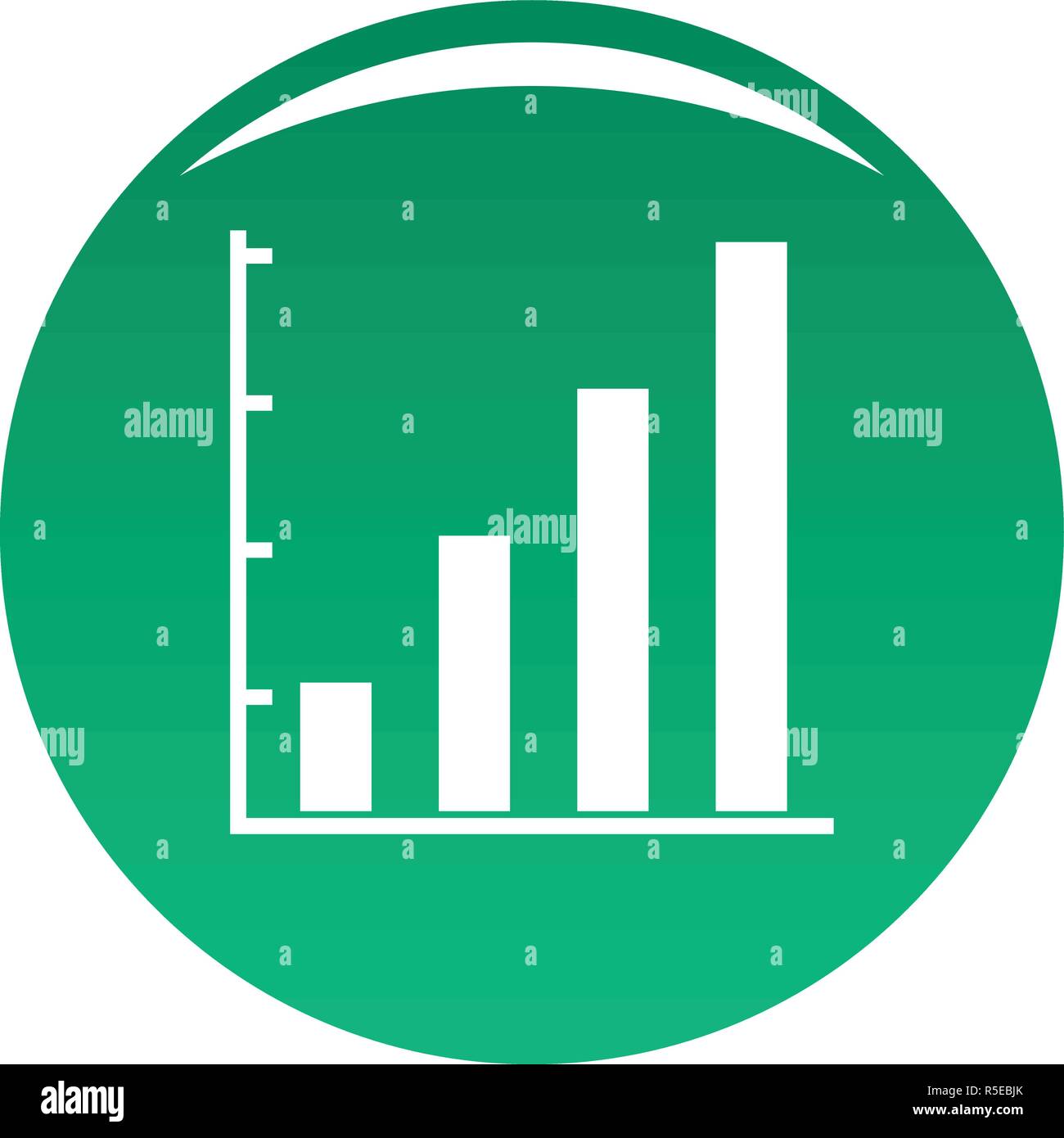 Finance chart icon. Simple illustration of chart vector icon for any ...