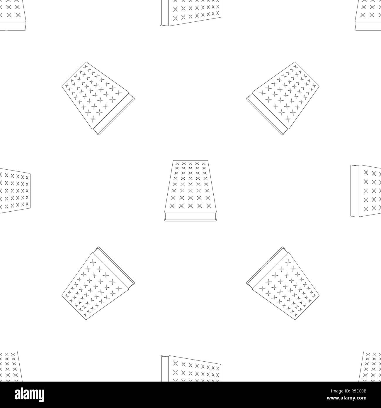 Mattress pattern seamless vector repeat geometric for any web design ...