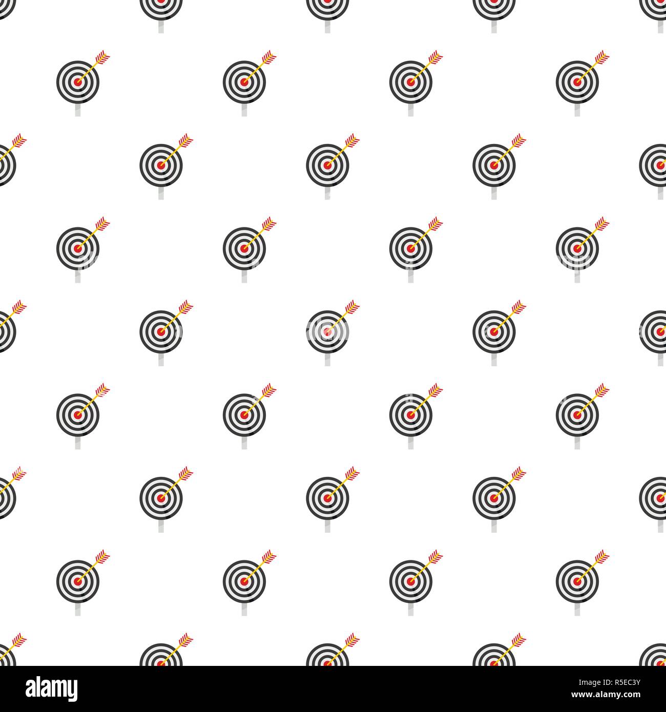 Target pattern seamless vector repeat for any web design Stock Vector ...