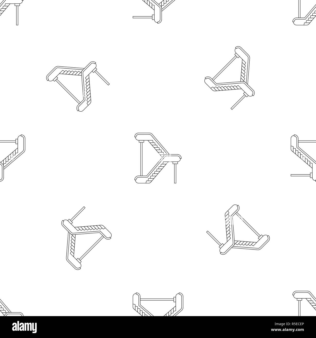 Double escalator Stock Vector Images - Alamy