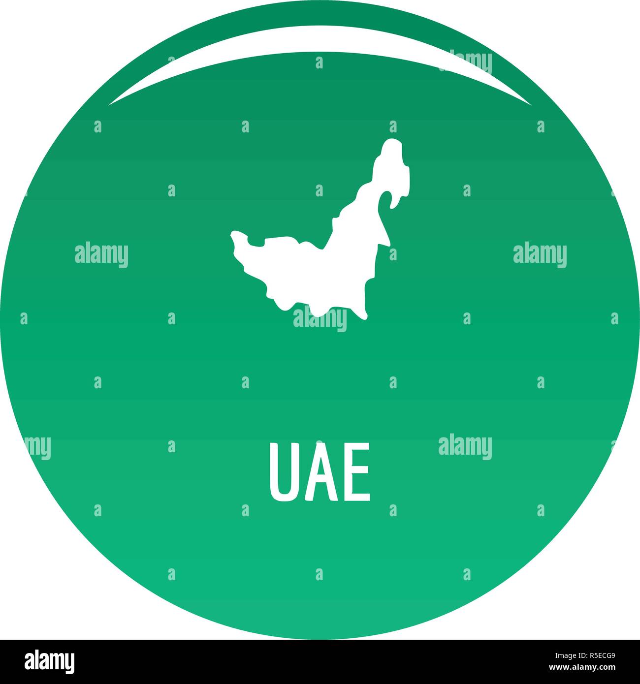 UAE map in black. Simple illustration of UAE map vector isolated on ...
