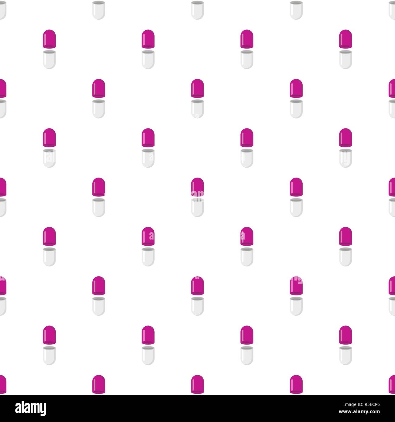 Empty capsule pattern seamless vector repeat for any web design Stock ...