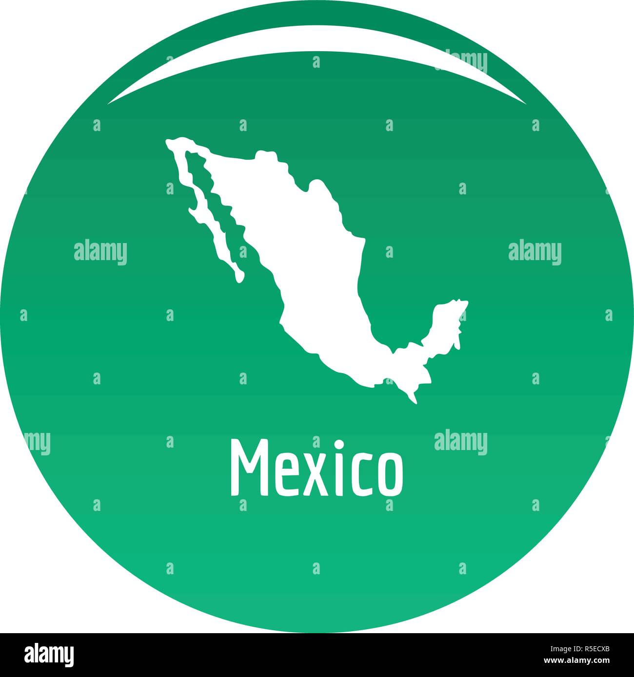 Mexico map in black. Simple illustration of Mexico map vector isolated ...