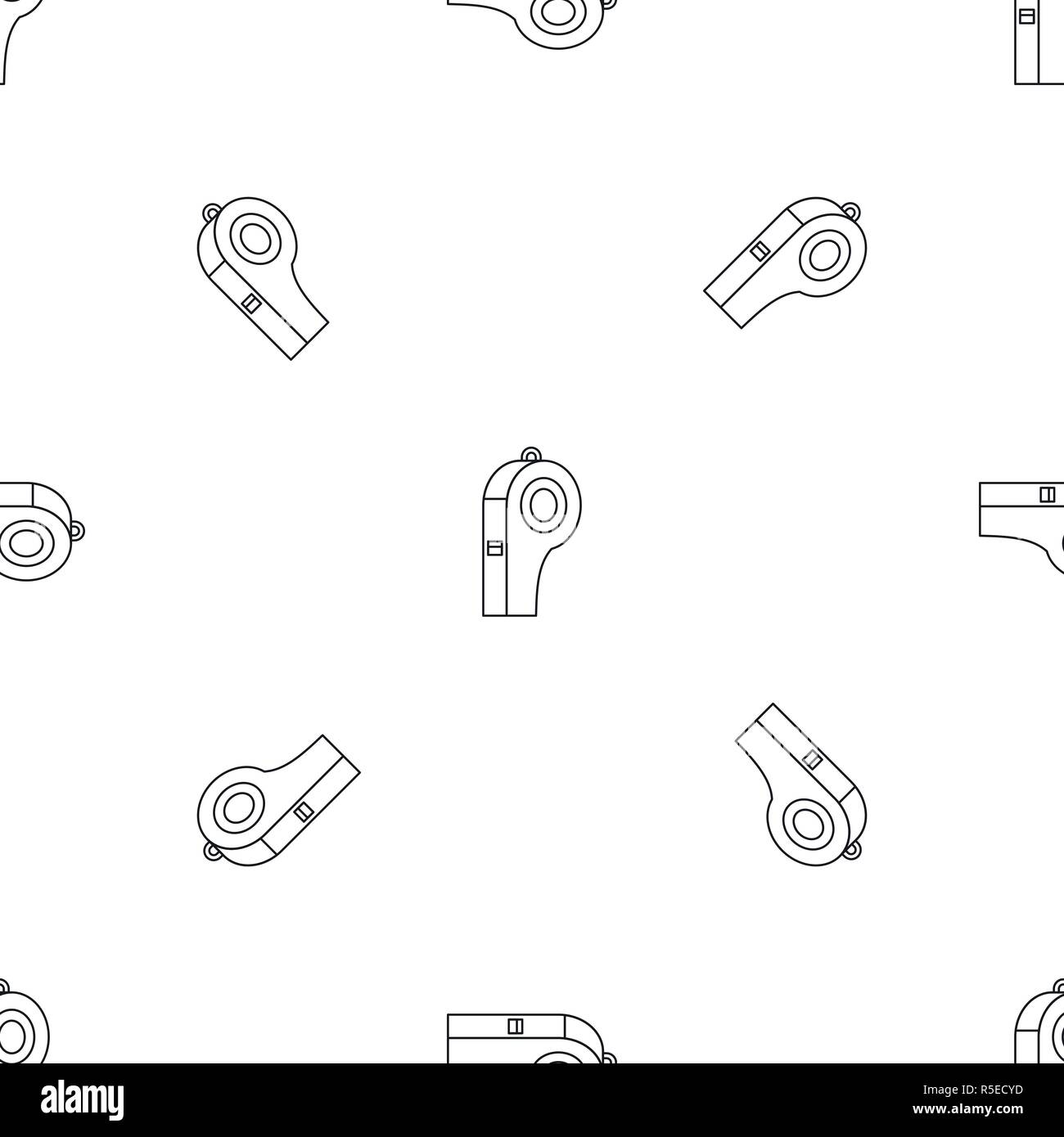 Referee whistle Black and White Stock Photos & Images - Alamy