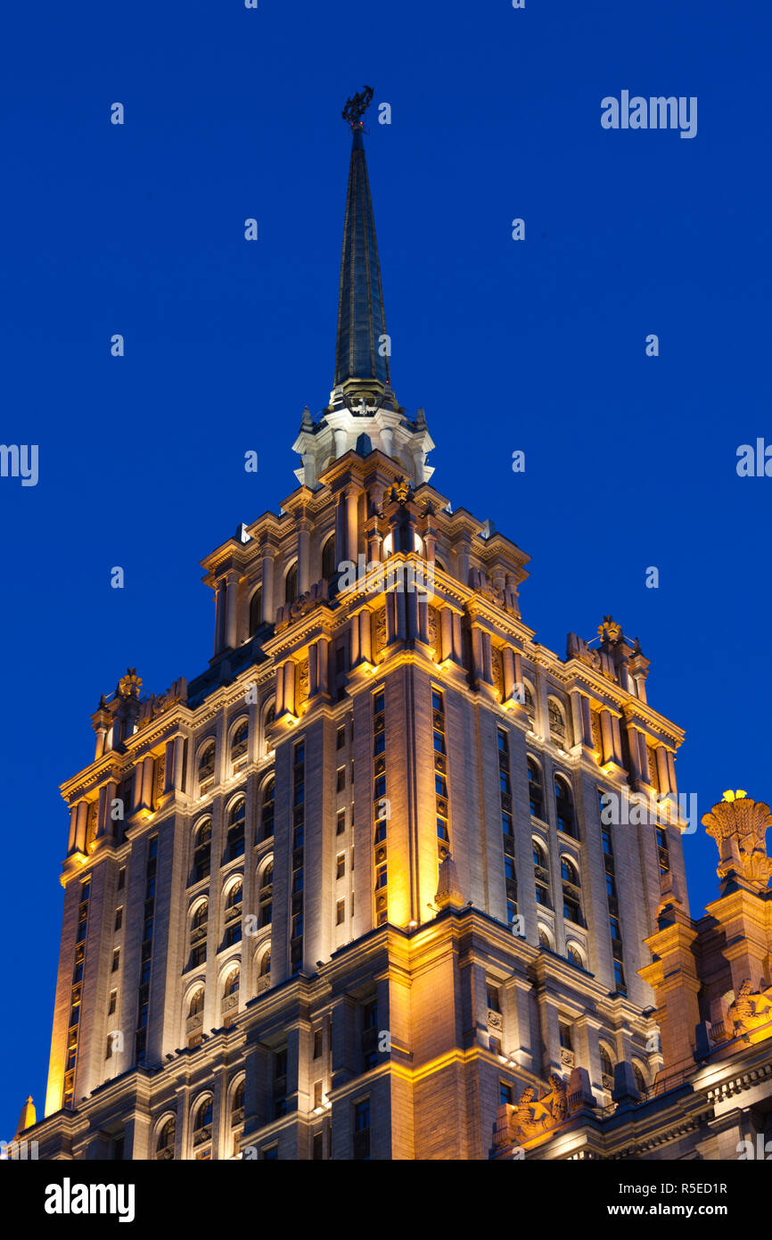 Russia, Moscow, Presnya-area, Ukraina Hotel, one of the Stalin Seven ...