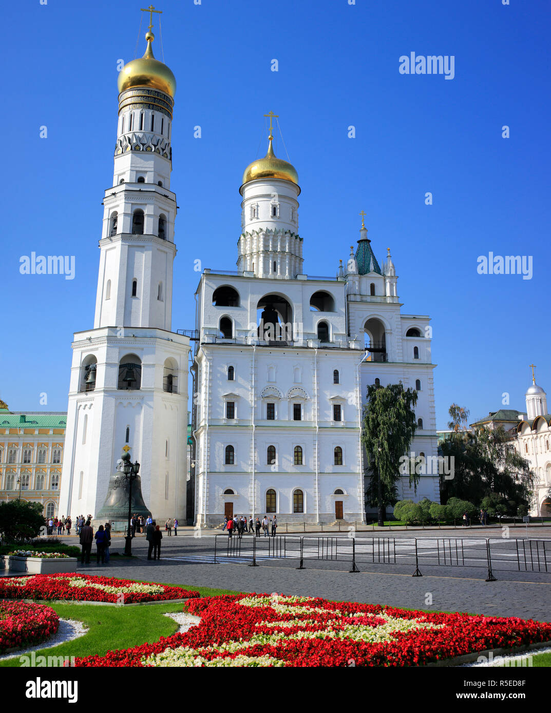 Ivan the Great Bell Tower (1600), Moscow Kremlin, Moscow, Russia Stock ...
