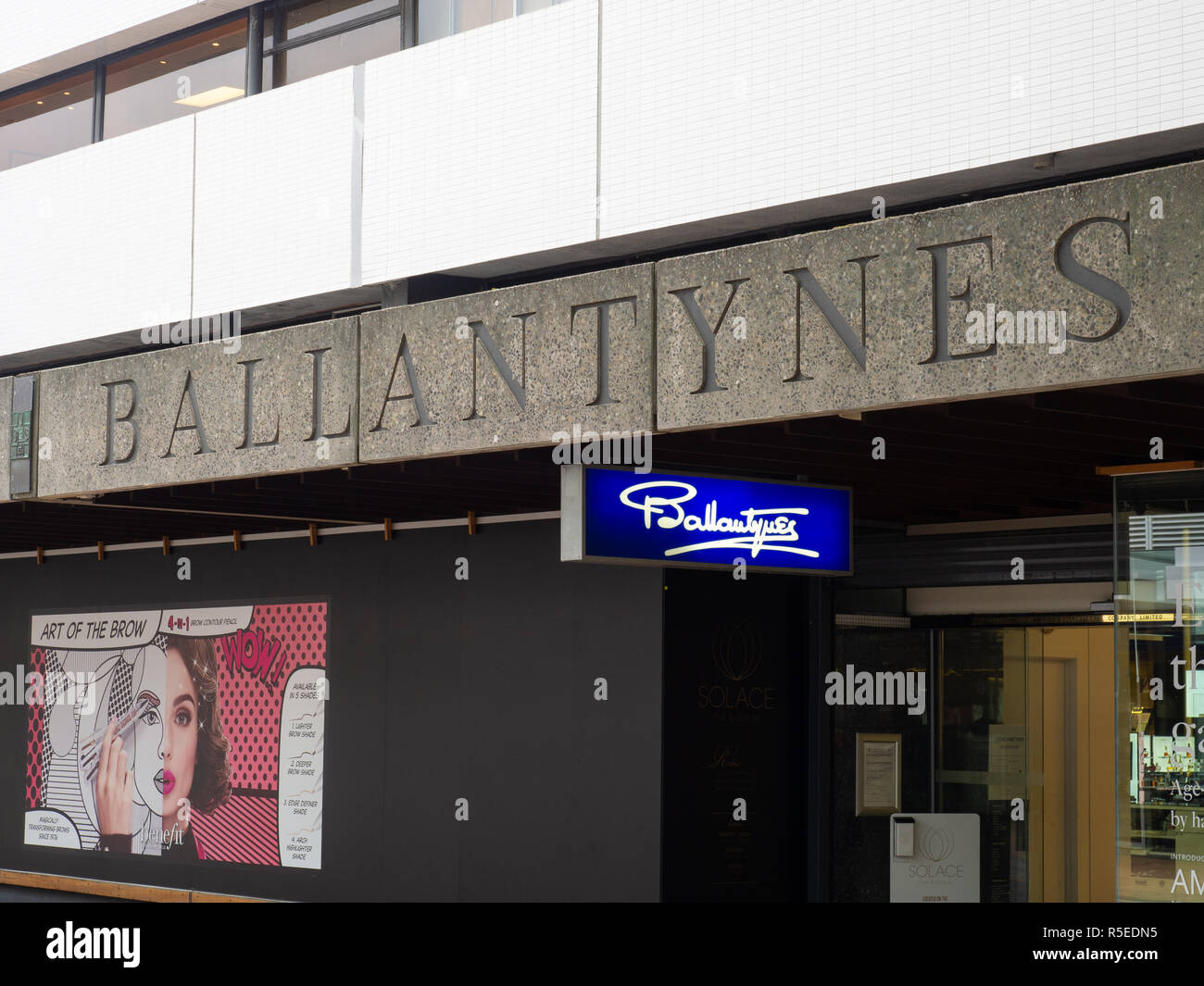 Ballantynes Department Store In Christchurch Stock Photo - Alamy