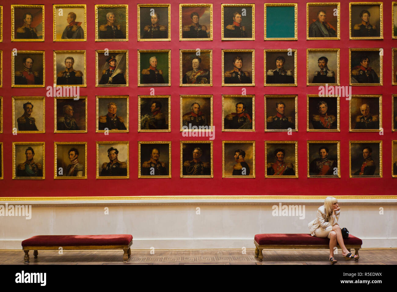 Russia, St. Petersburg, Winter Palace, Hermitage Museum, Room 197, The ...