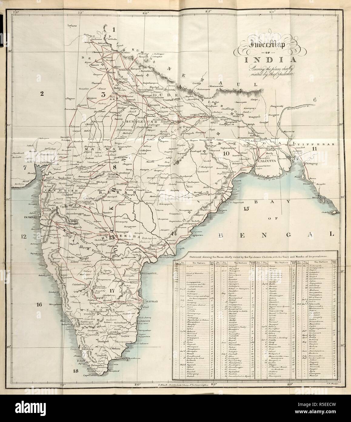 Cholera in India. A Treatise on the Epidemic Cholera, as it has prev. W ...