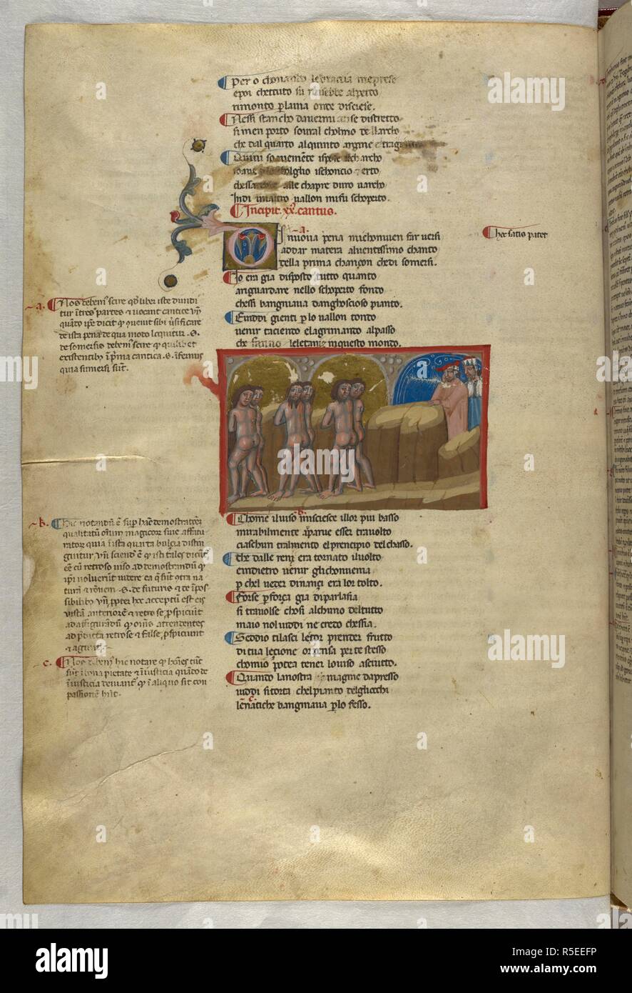 Inferno: Dante and Virgil watch the soothsayers, with Manto among them ...