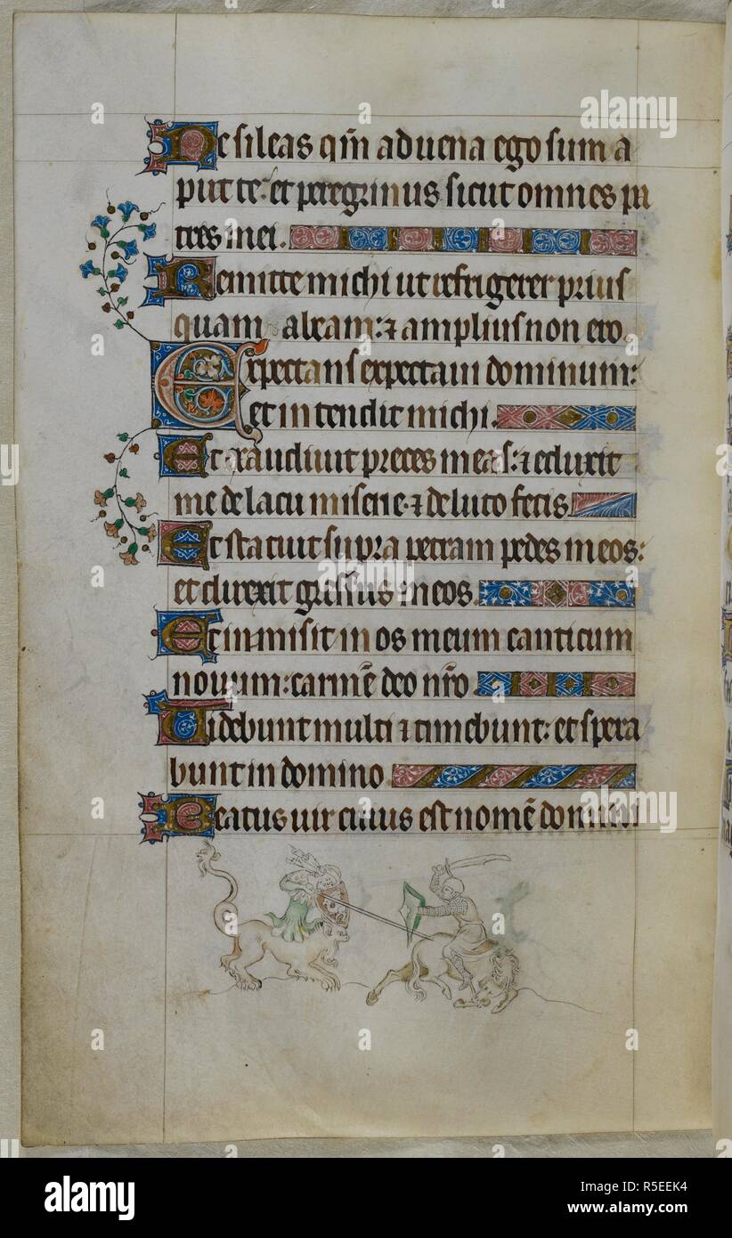 Westminster psalter knight hi-res stock photography and images - Alamy