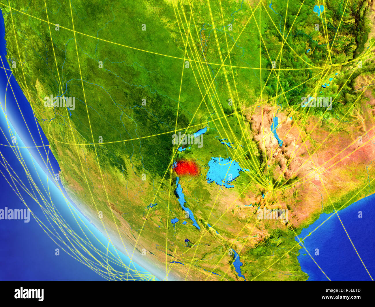 Rwanda network hi-res stock photography and images - Alamy