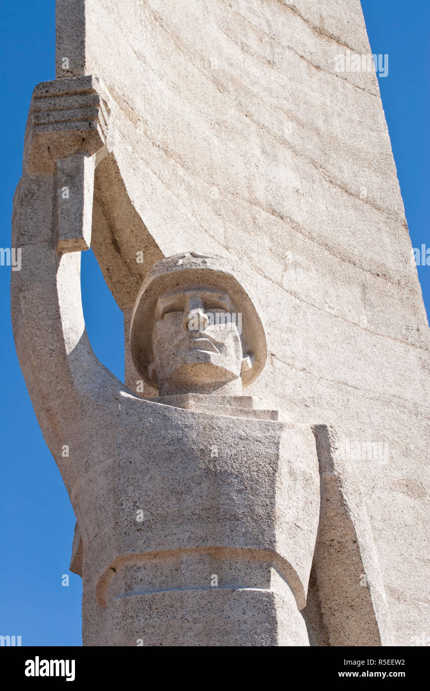 Mongolia, Ulaanbaatar, Zaisan Memorial, built by the Russians to ...