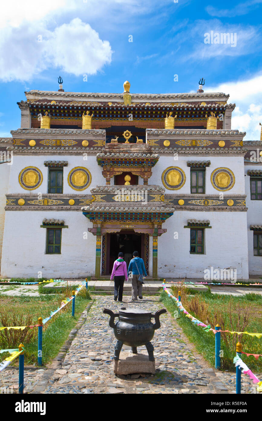 Mongolia, Ovorkhangai, Kharkhorin, Erdene Zuu Monastery Stock Photo - Alamy