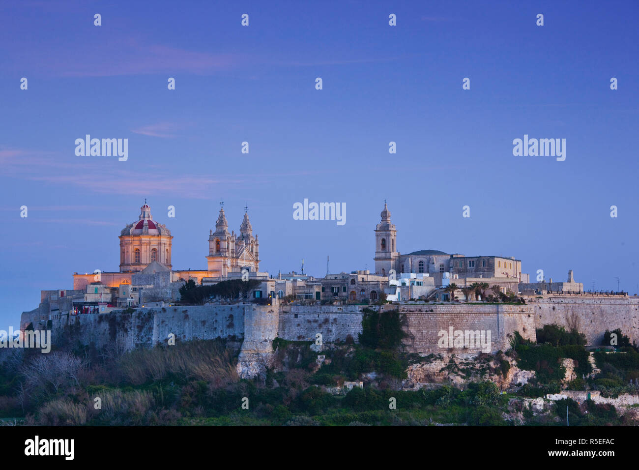Rabat malta town view hi-res stock photography and images - Alamy