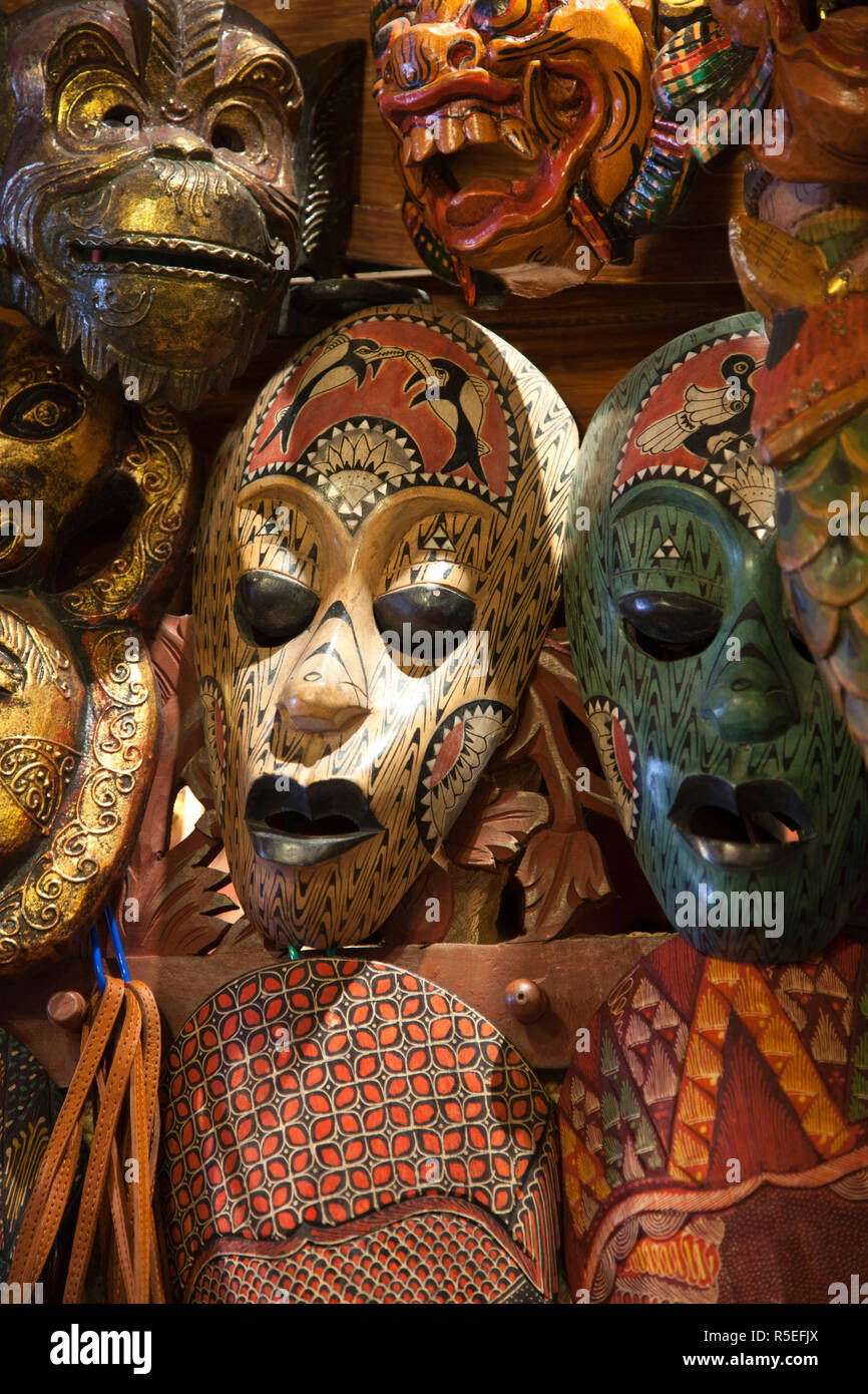 Face masks from Sarawak (Malaysian Borneo), Central Market, China Town ...