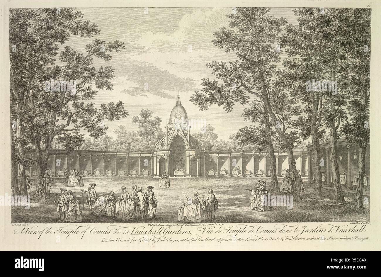 Vauxhall gardens comus hi-res stock photography and images - Alamy