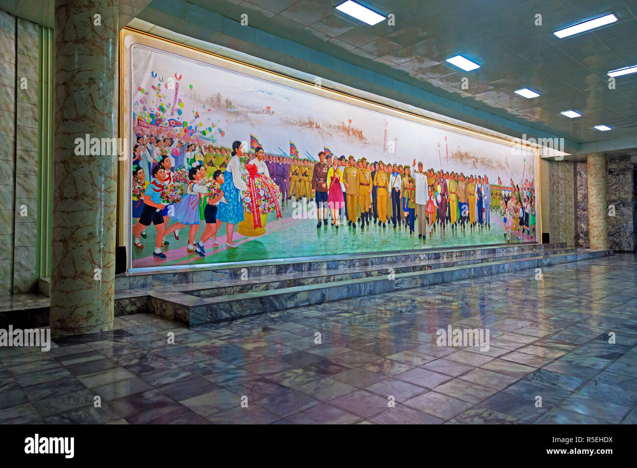 Korea mural pyongyang hi-res stock photography and images - Alamy