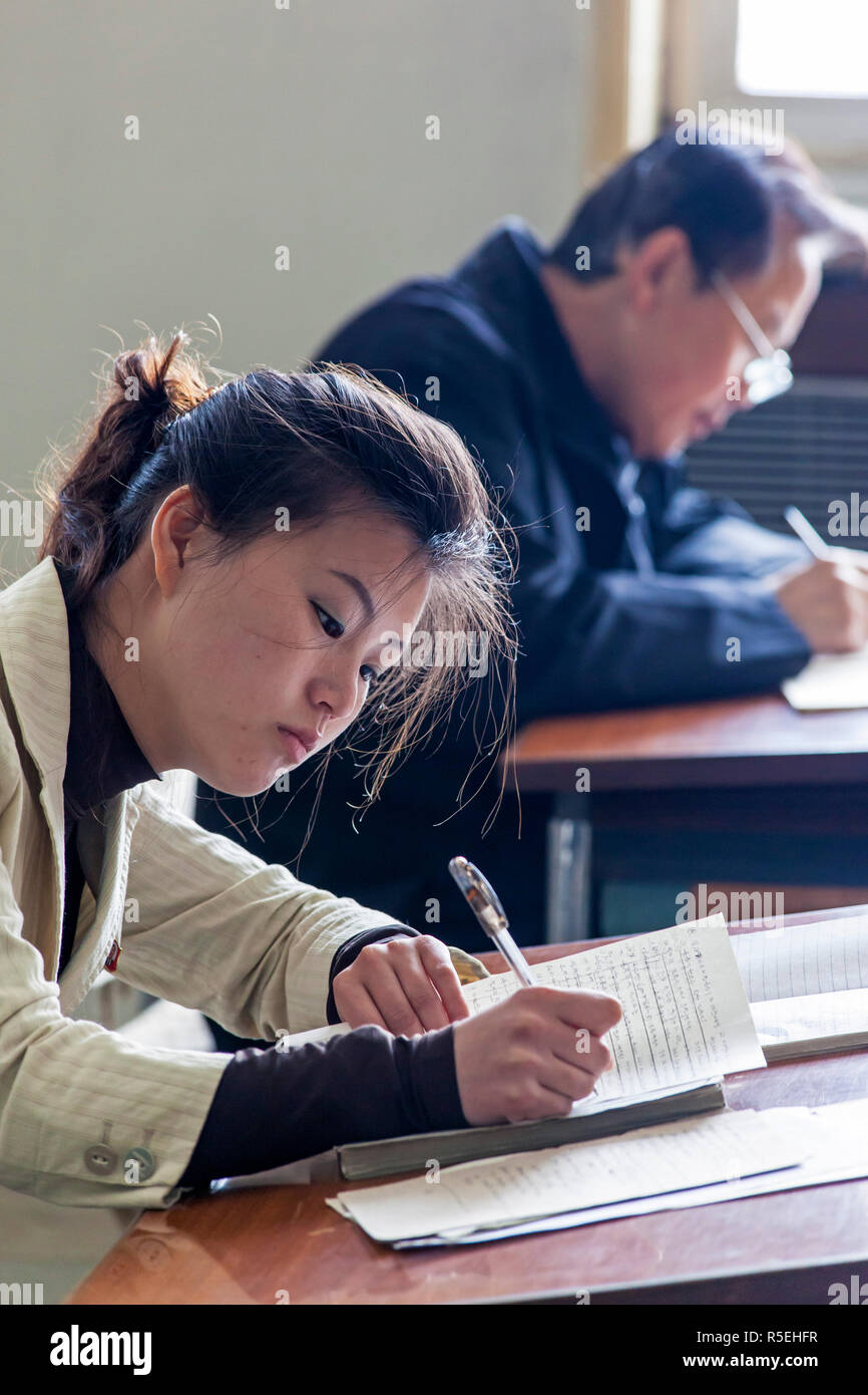 North korean students hi-res stock photography and images - Alamy