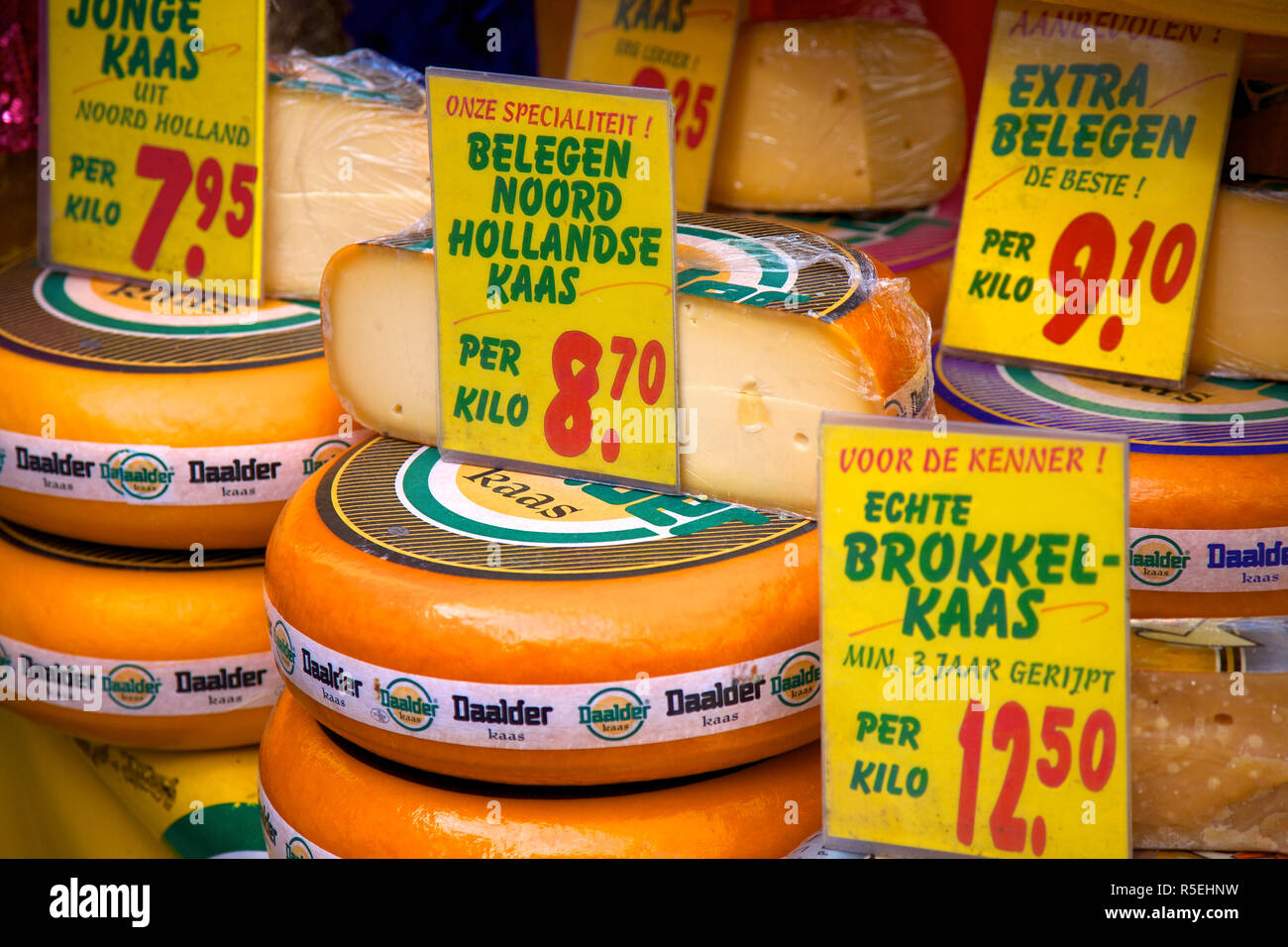 Dutch Cheese, Amsterdam, Netherlands Stock Photo - Alamy