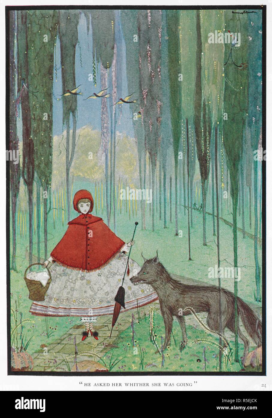 "He asked her whither she was going." Red Riding Hood meets the wolf ...
