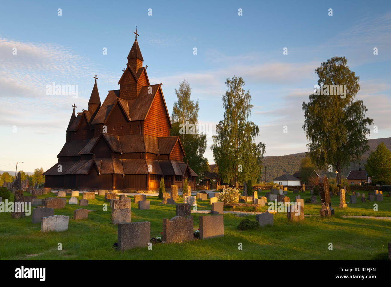 The impressive exterior of Heddal Stave Church, Norway's largest wooden ...