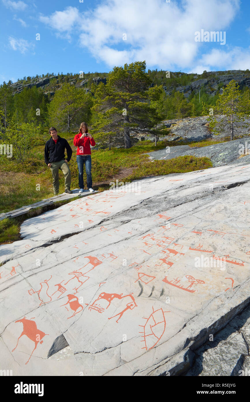 The UNESCO World Heritage Site of the Alta Rock Art, Alta, Finnmark ...