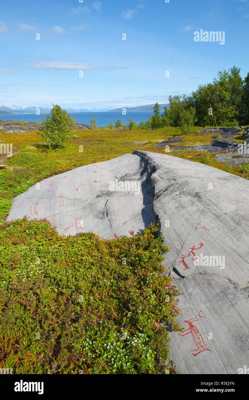 The UNESCO World Heritage Site of the Alta Rock Art, Alta, Finnmark ...
