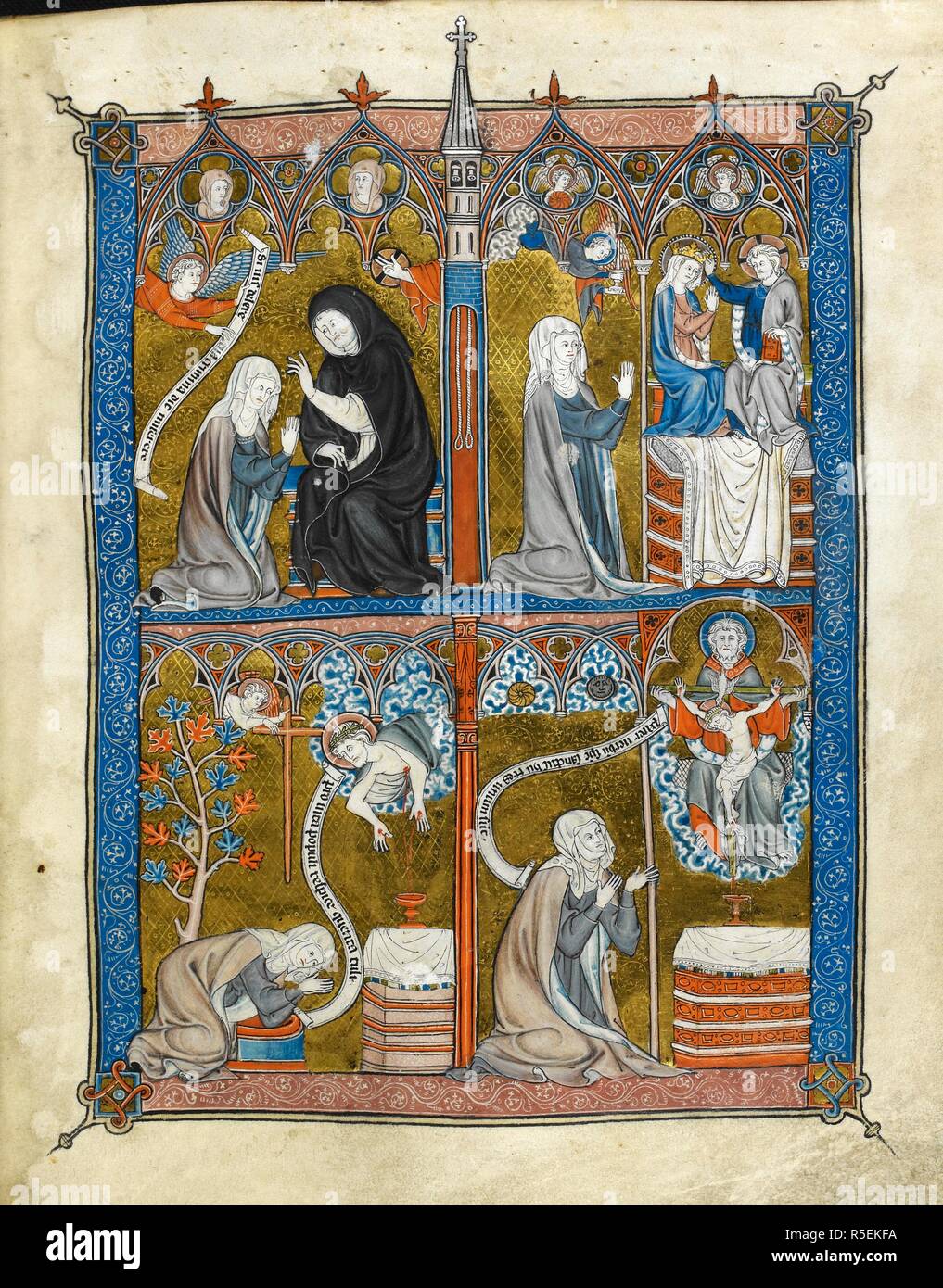 Angel holding chalice hi-res stock photography and images - Alamy