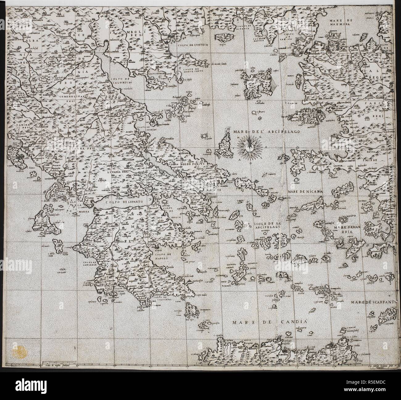 Map of 16th century greece hi-res stock photography and images - Alamy