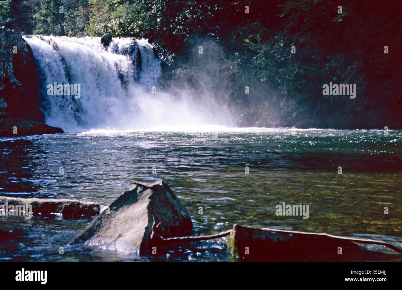 Abrams Falls,Great Smoky Mountains National Park,Tennessee Stock Photo ...