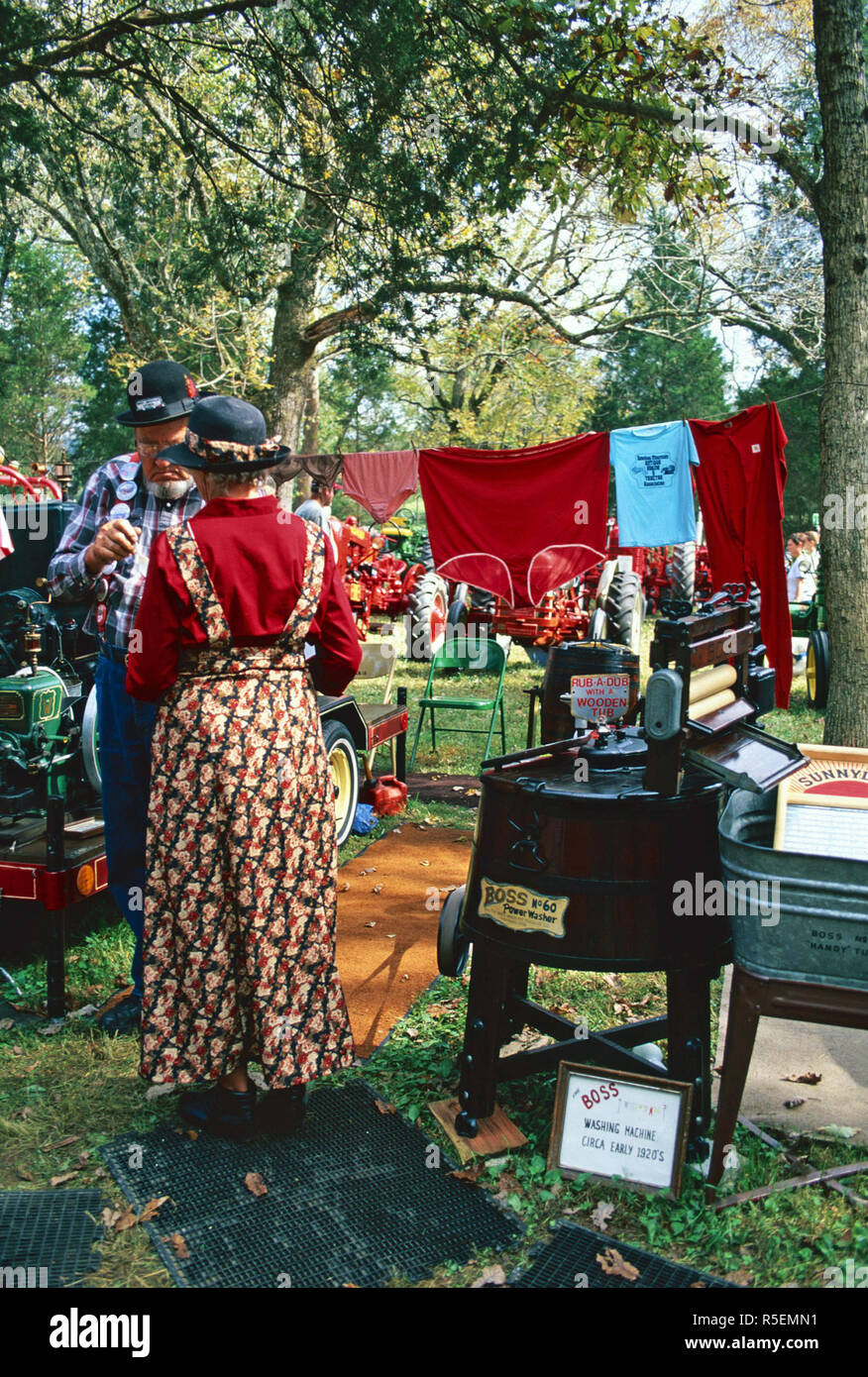 Old time washing clothes,Museum of the Appalachia,Tennessee Stock Photo ...