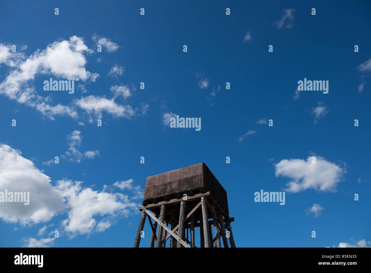Old water storage tank hi-res stock photography and images - Alamy