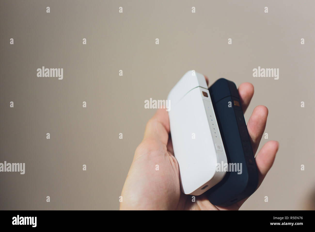 Newest electronic cigarettes, heating tobacco system IQOS, smoking ...