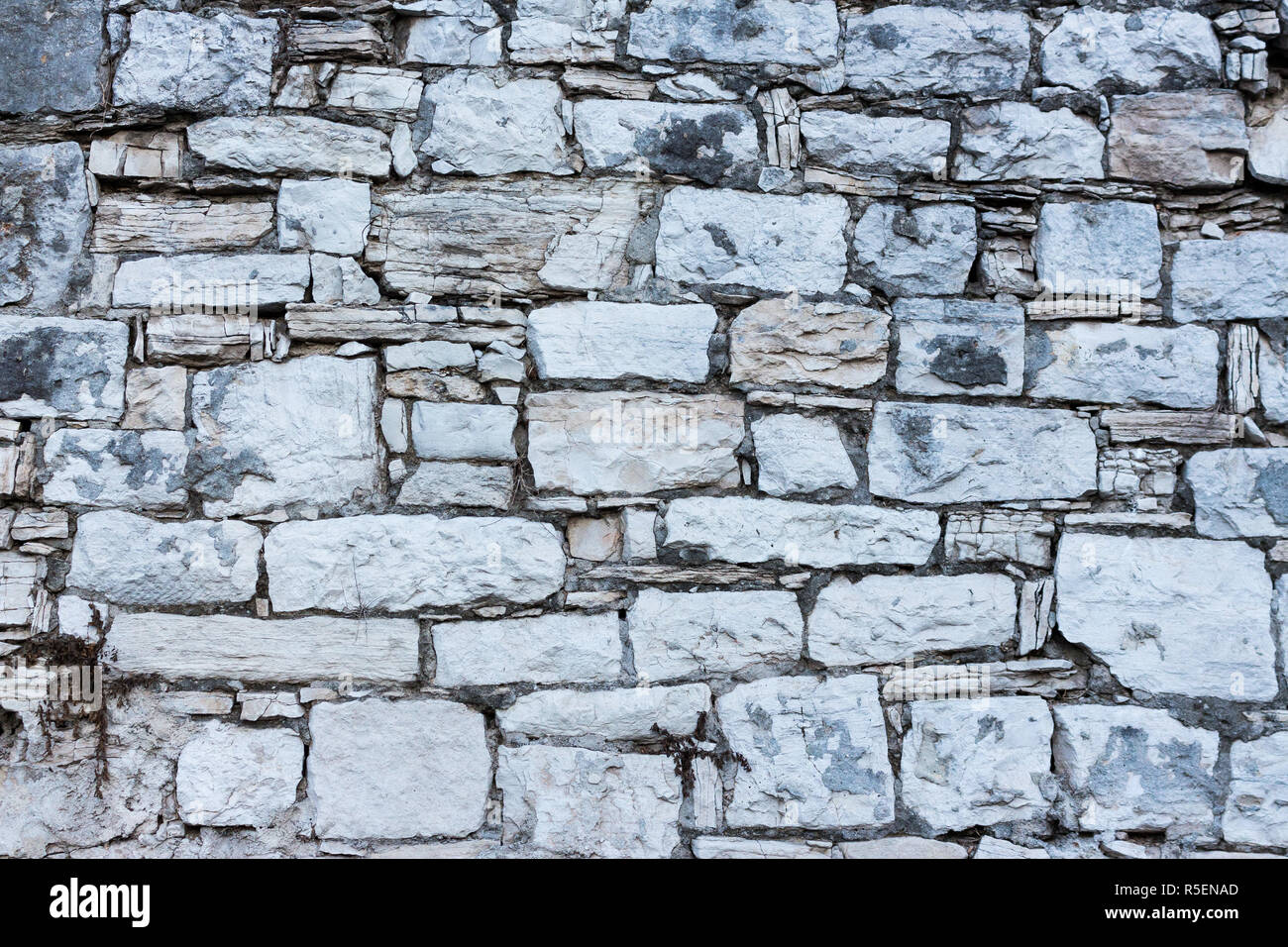 checkered white stone wall 1 Stock Photo - Alamy