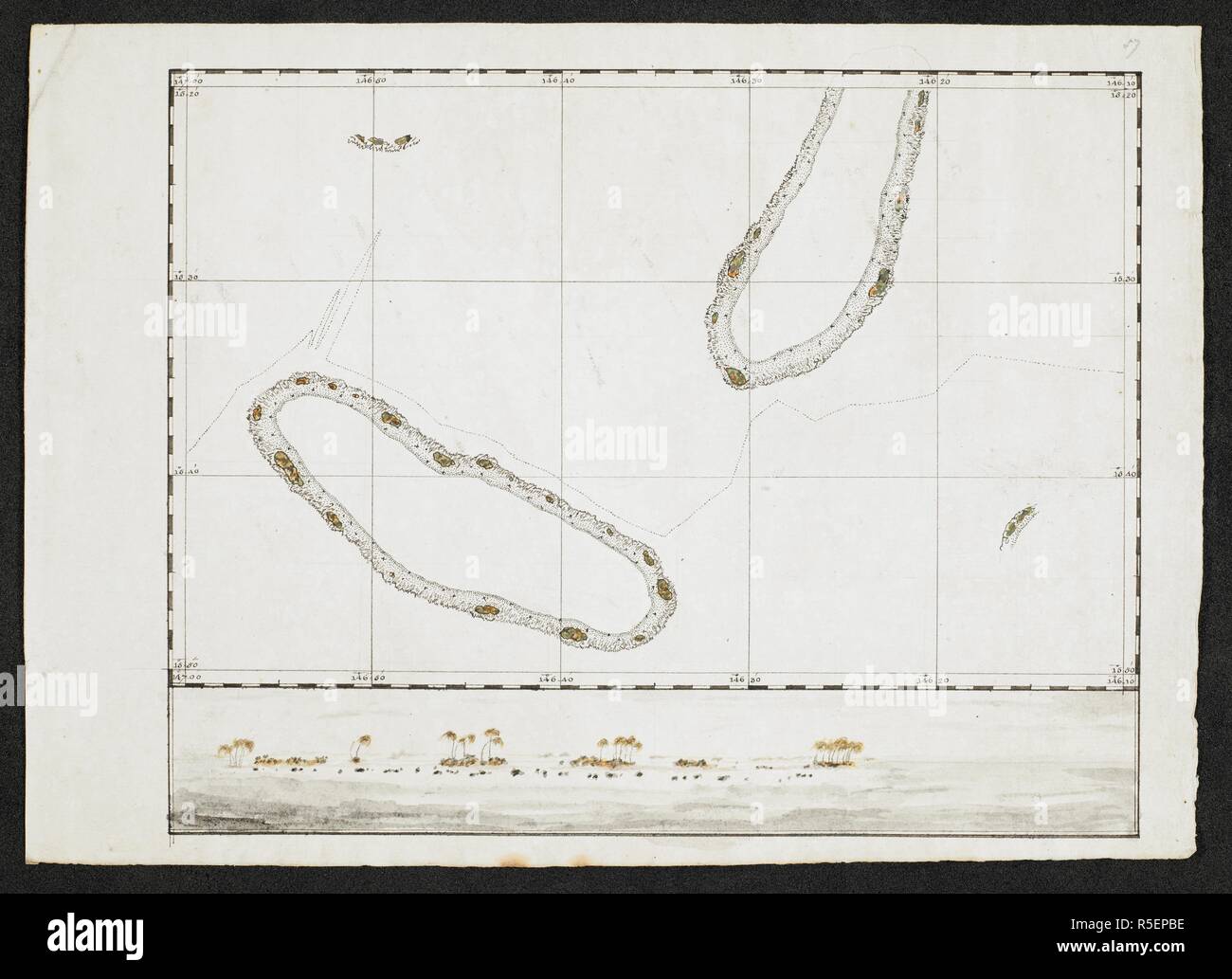 James cook map cook islands hi-res stock photography and images - Alamy