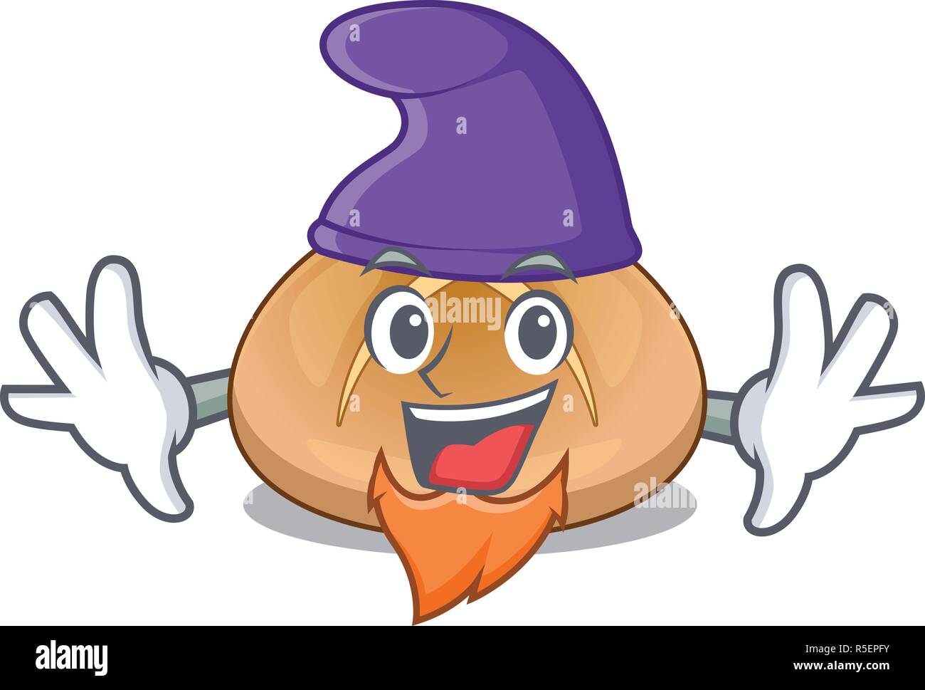 Elf hot cross buns on cutting cartoon vector illustration Stock Vector ...