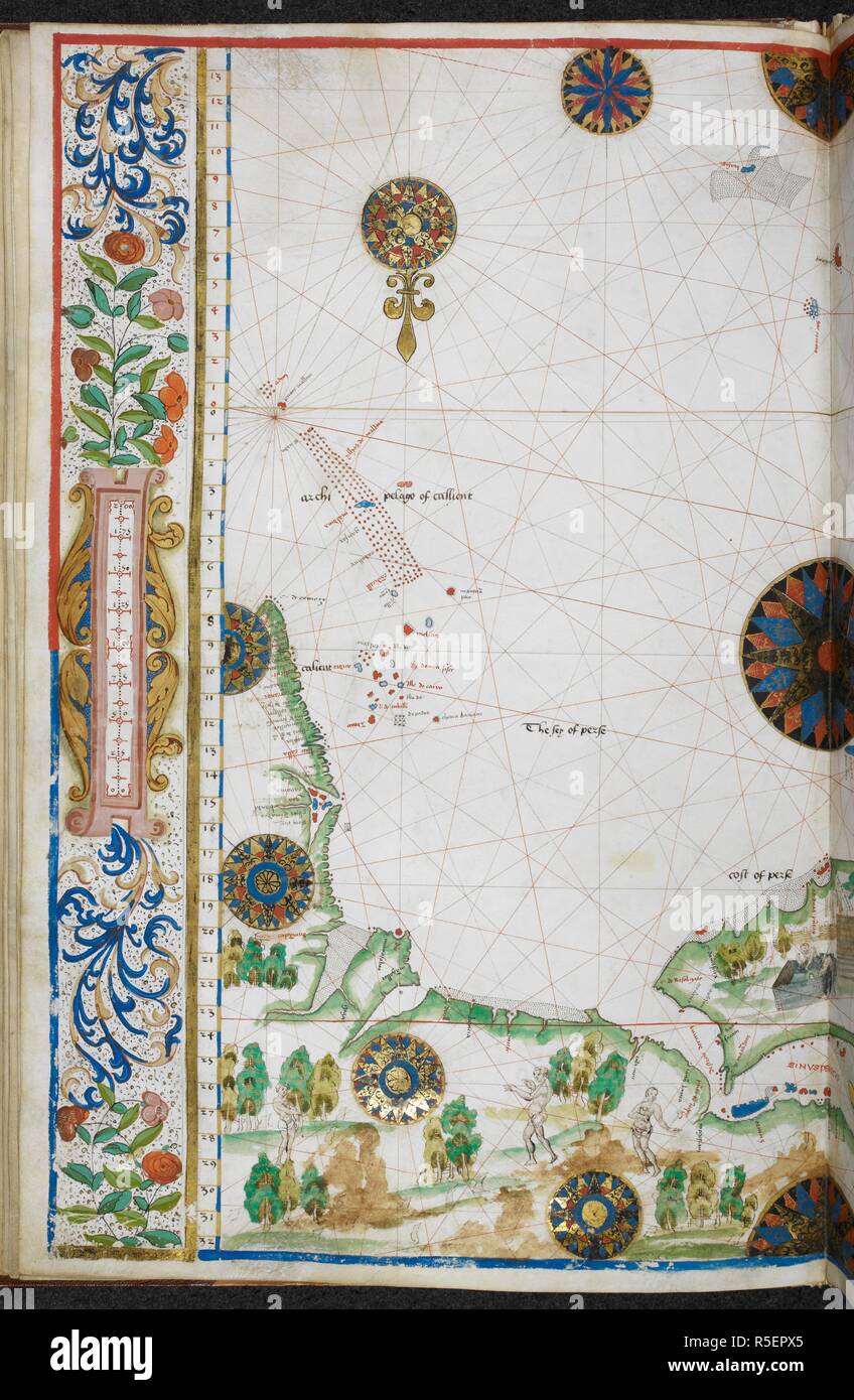 Chart of the coasts of Asia and Africa from Cape Comorin to Cape ...