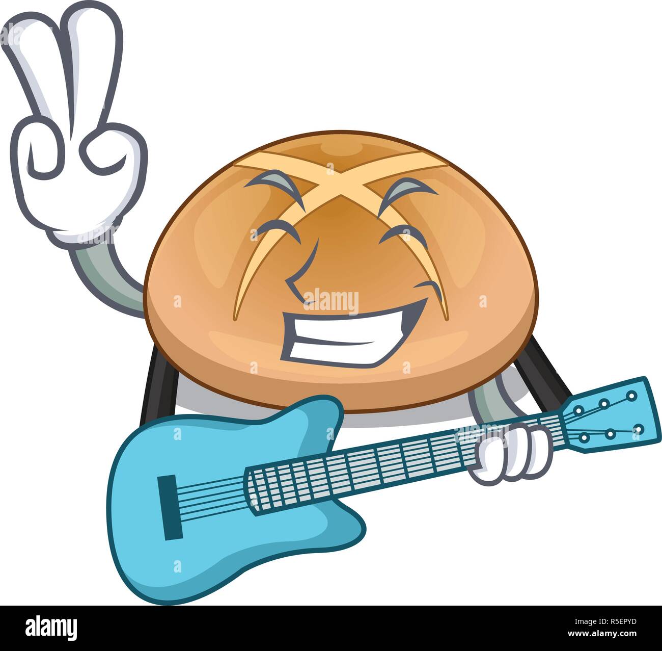 Hot cross buns cartoon Stock Vector Images - Alamy