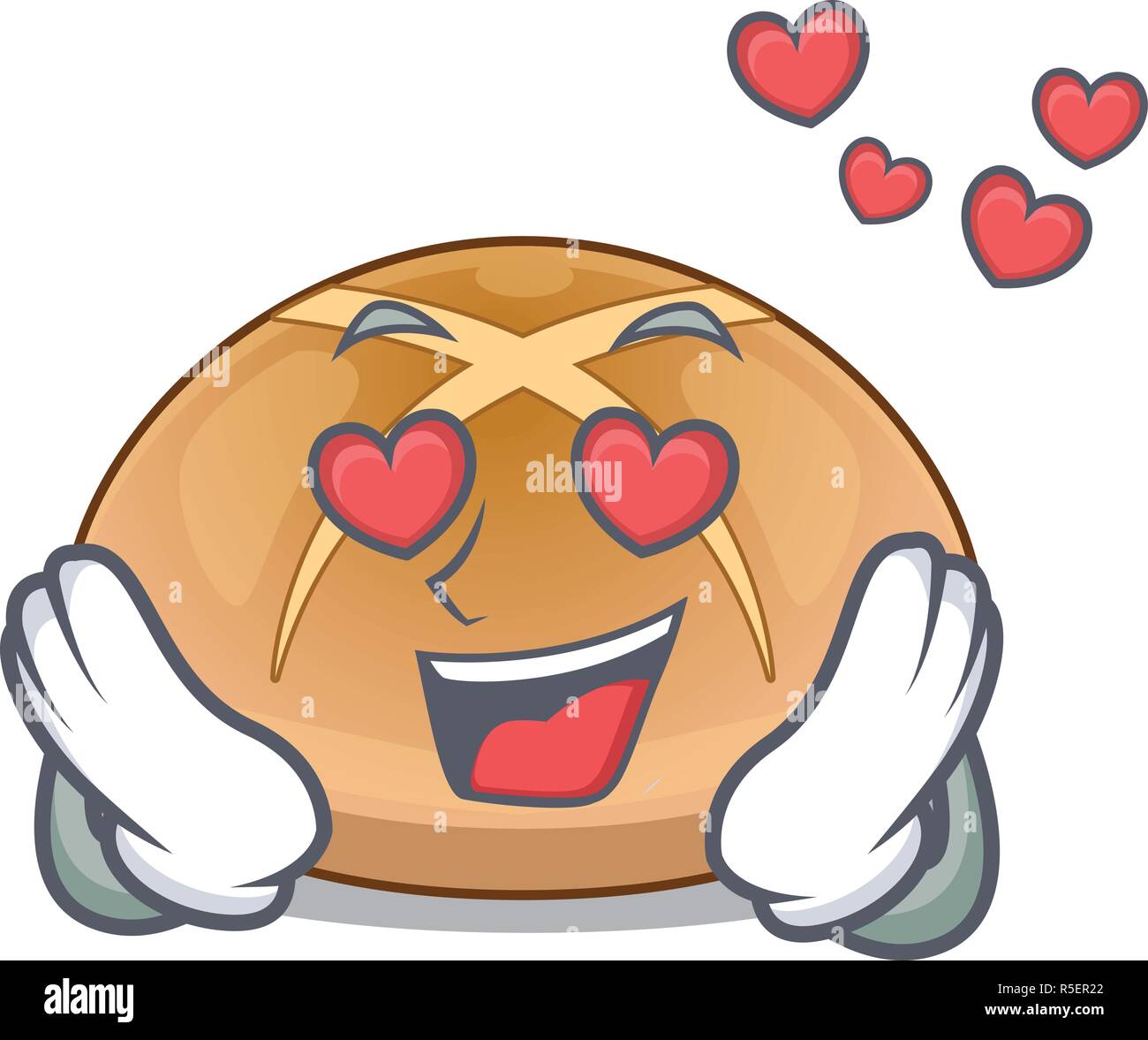 Hot cross buns cartoon Stock Vector Images - Alamy