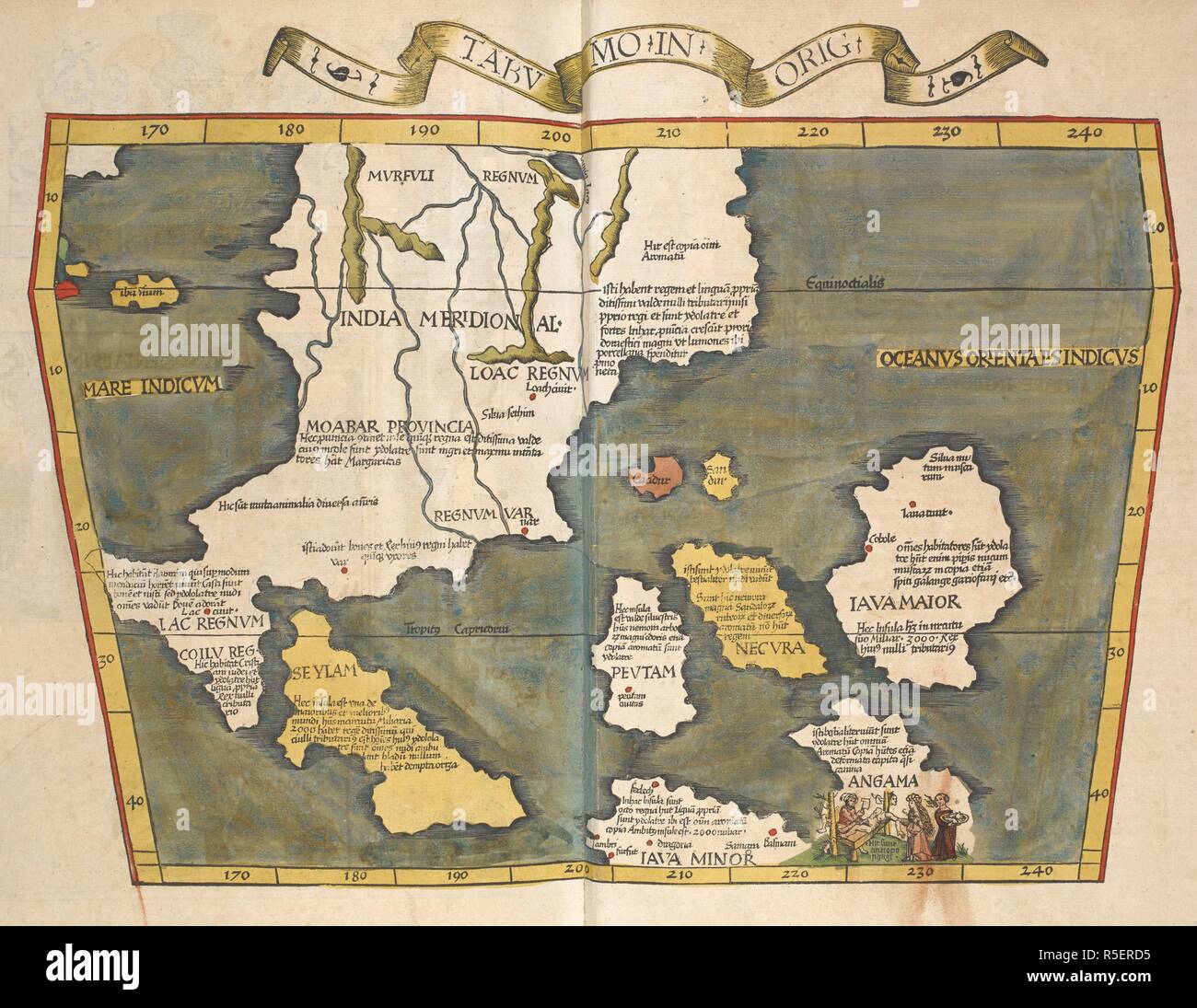 16th century map of india hi-res stock photography and images - Alamy