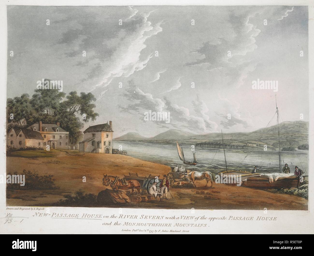 Ferry crossing 18th century hi-res stock photography and images - Alamy