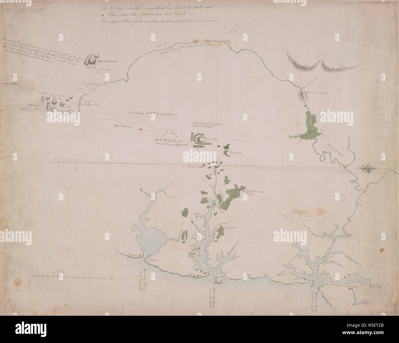 James cook new zealand map hi-res stock photography and images - Alamy