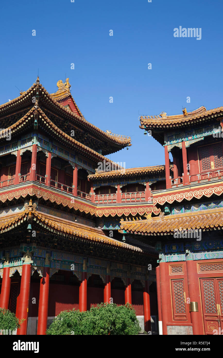 China, Beijing, Tibetan Lama Temple or Yonghe Gong Stock Photo - Alamy