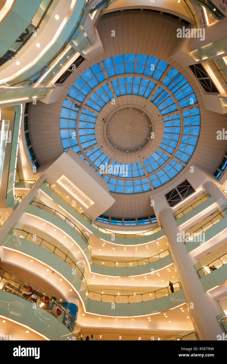 China, Beijing, Wangfujing Street, Interior of APM Department Store ...