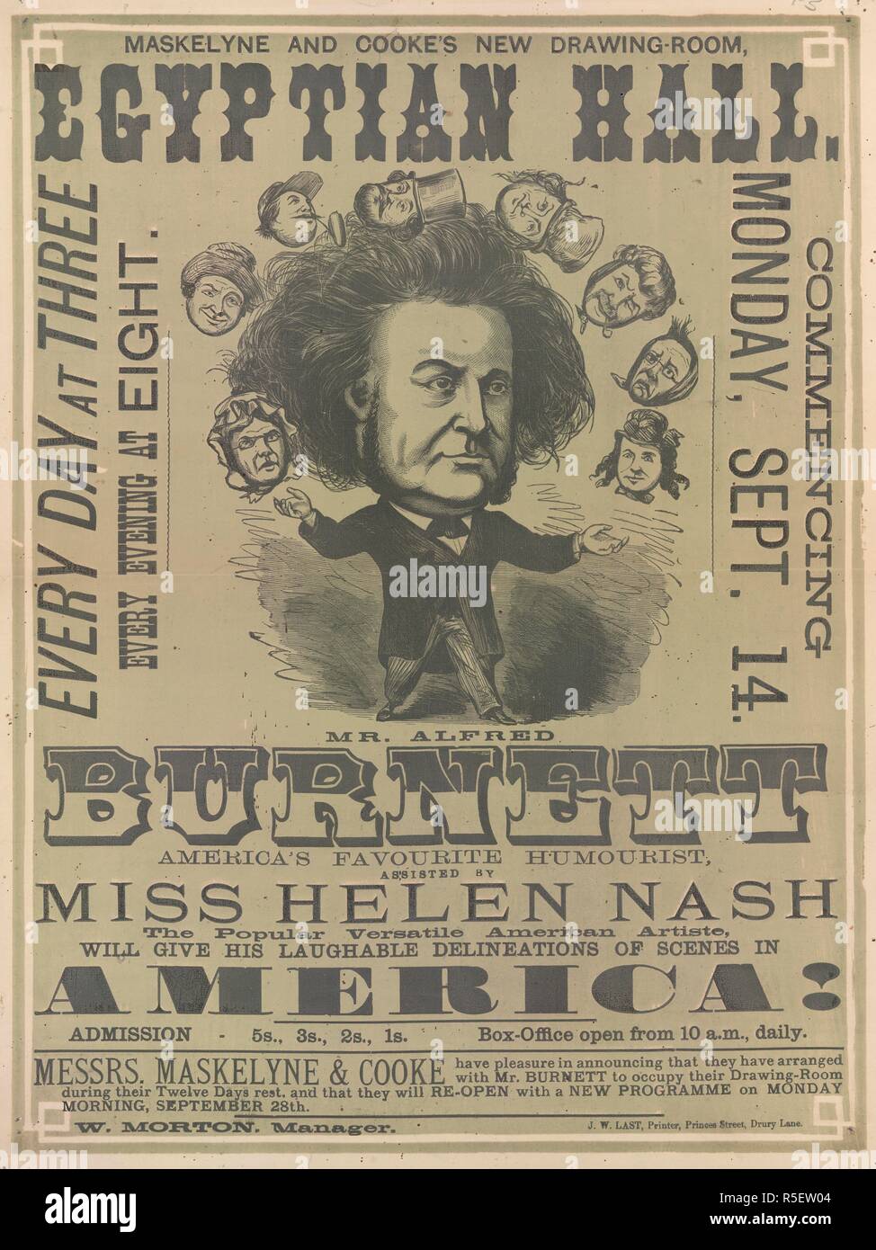 Entertainment by Alfred Burnett and Helen Nash at the Egyptian Hall ...