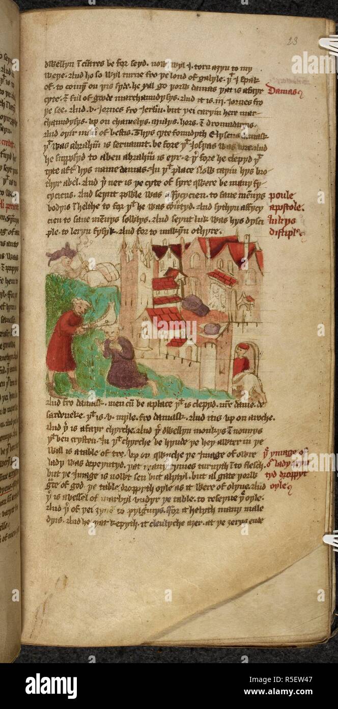 English jester manuscript hi-res stock photography and images - Alamy