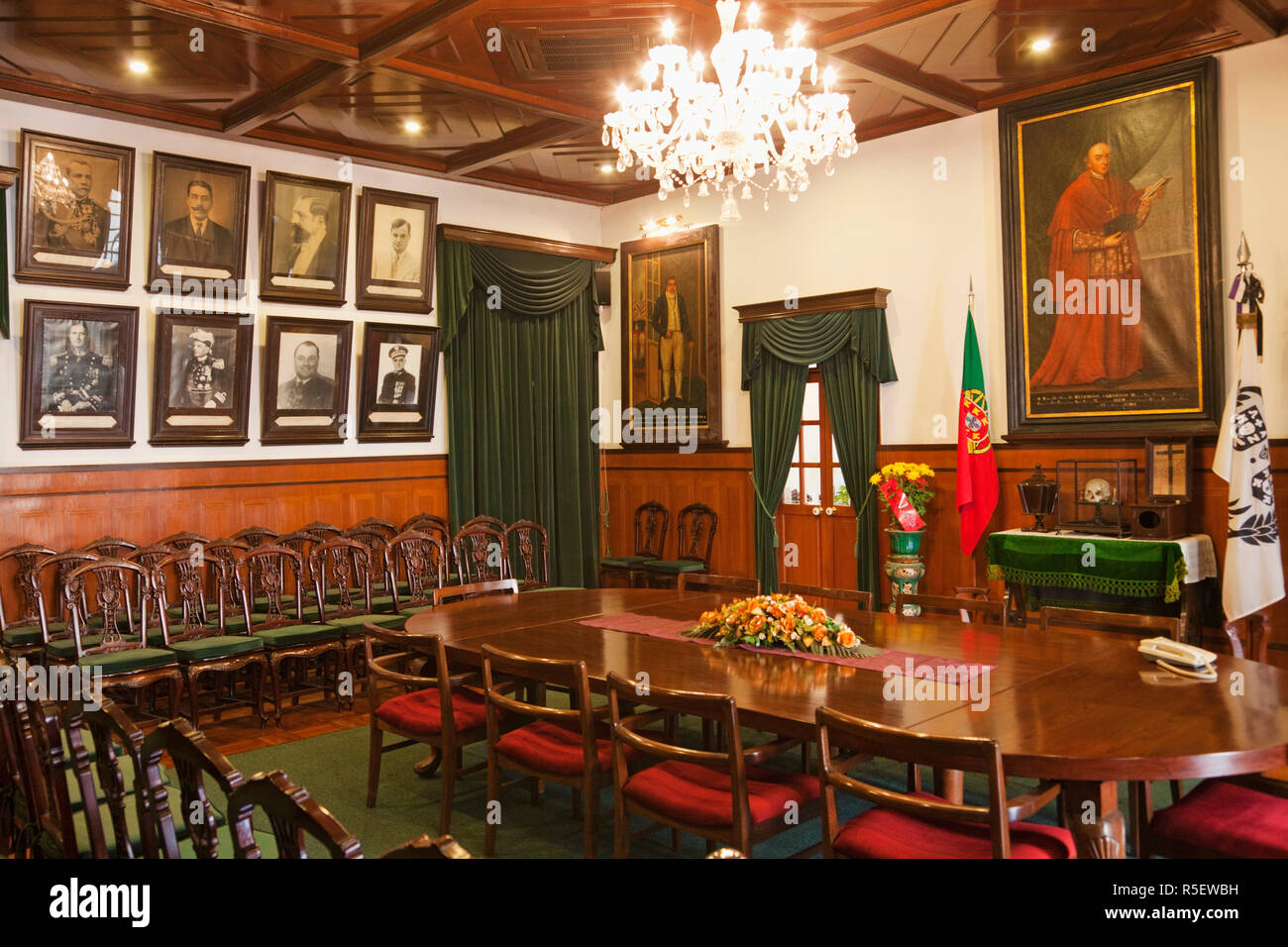 China, Macau, Holy House of Mercy, Museum Interior Stock Photo - Alamy