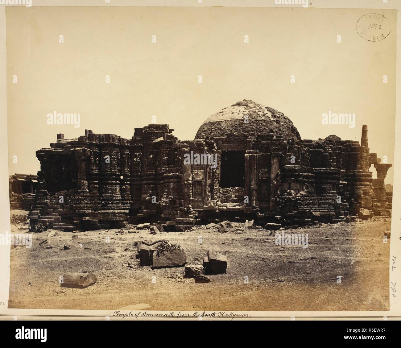 The Somanatha Temple from the south, Somnath (Prabhas Patan ...